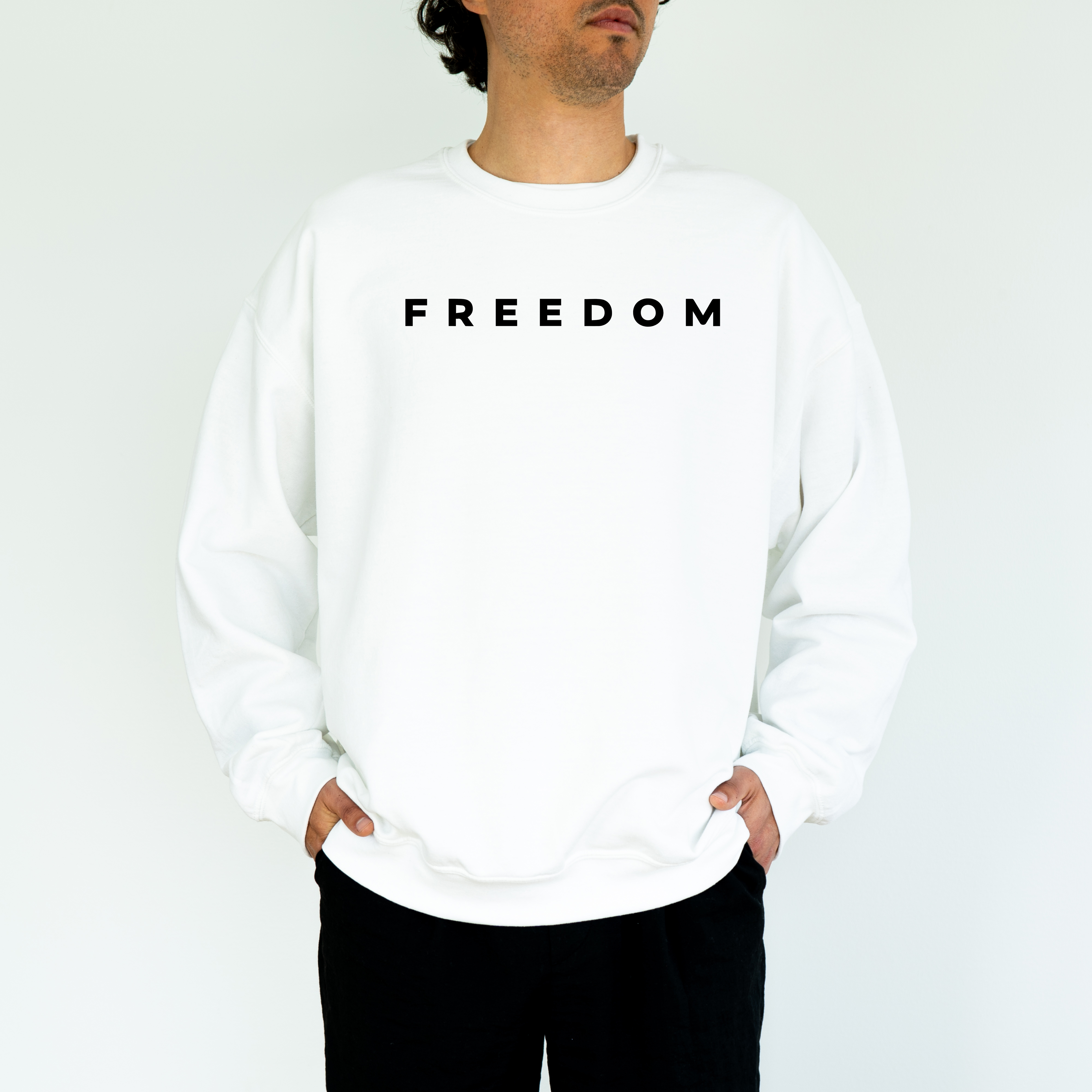 FREEDOM Charlie Kirk Sweatshirt – Bold & Brave Outfitters
